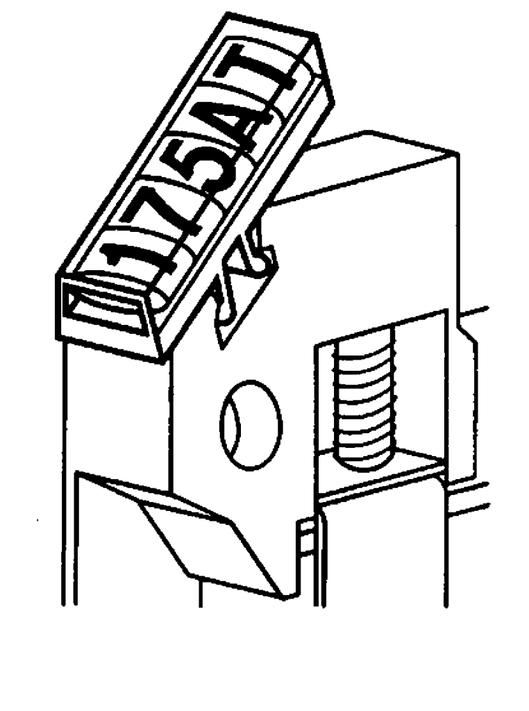 15mm Siemens Clip-On Terminal Block Markers
