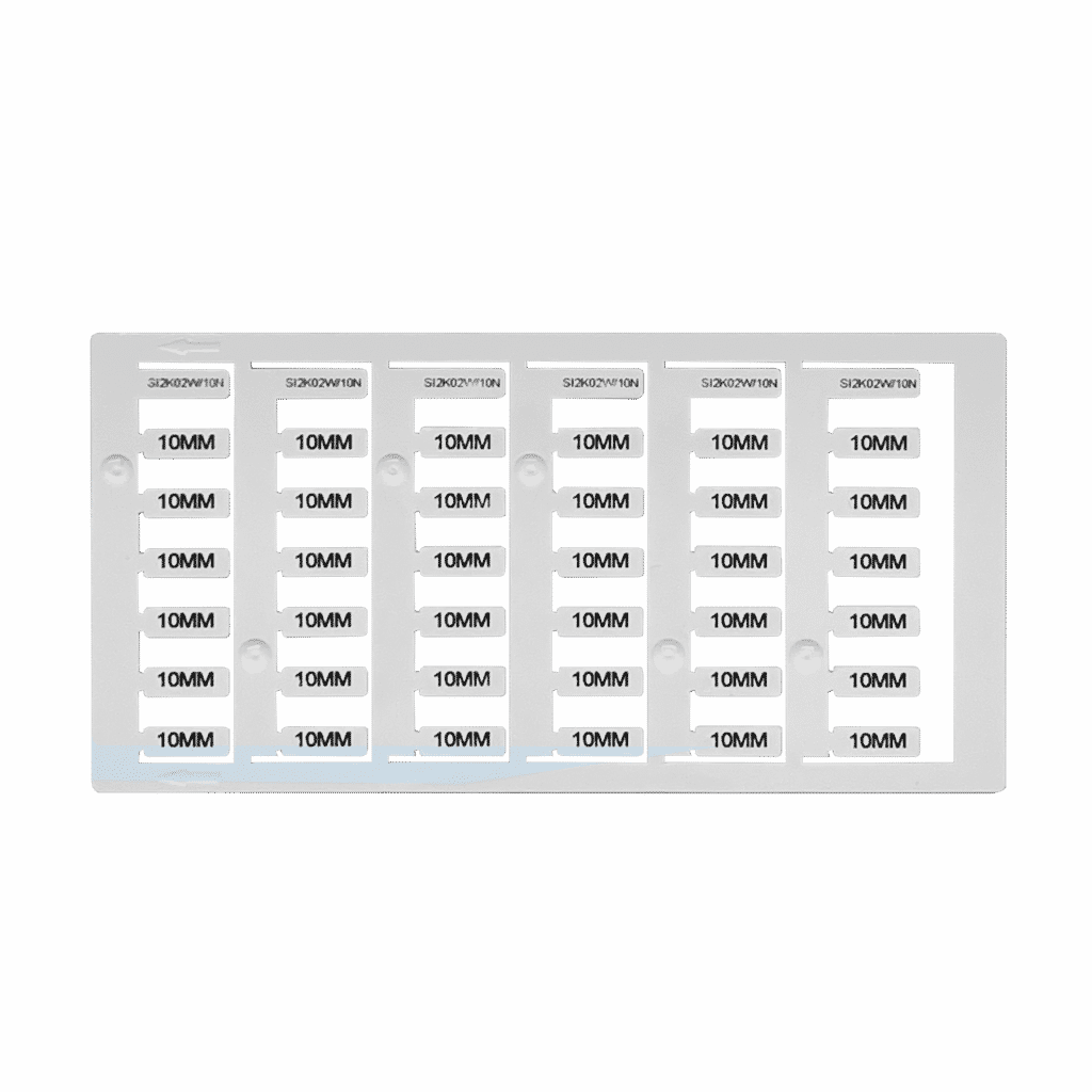 10mm x 4mm White Wire Markers (1,152 tags) | Wire Marking & Cable ...