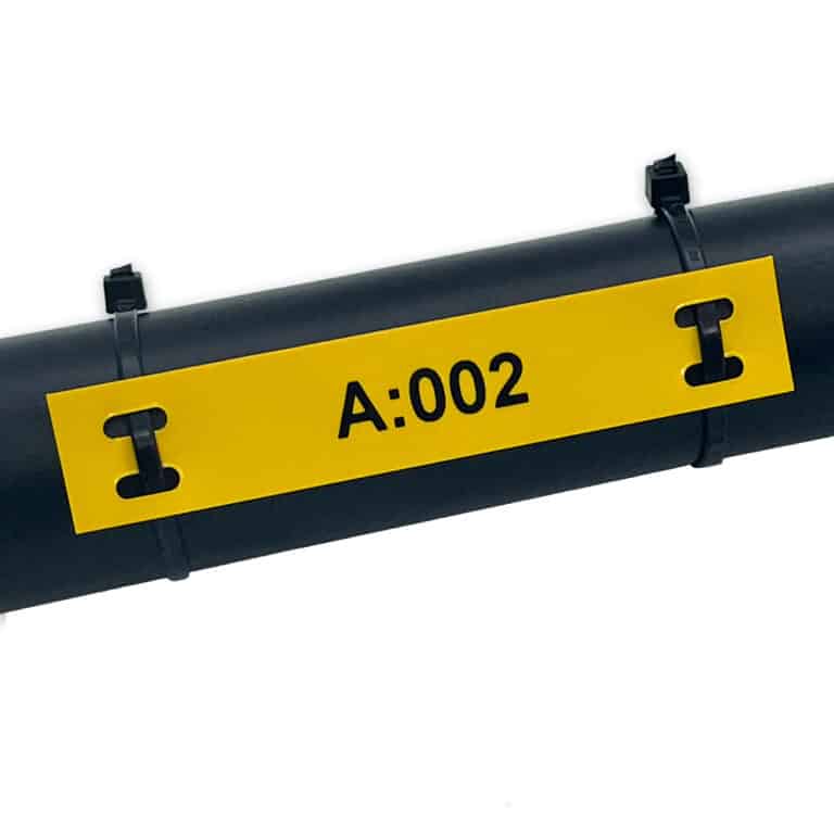 80mm x 15mm Yellow Cable Marker - No Sleeve Required (108pcs)