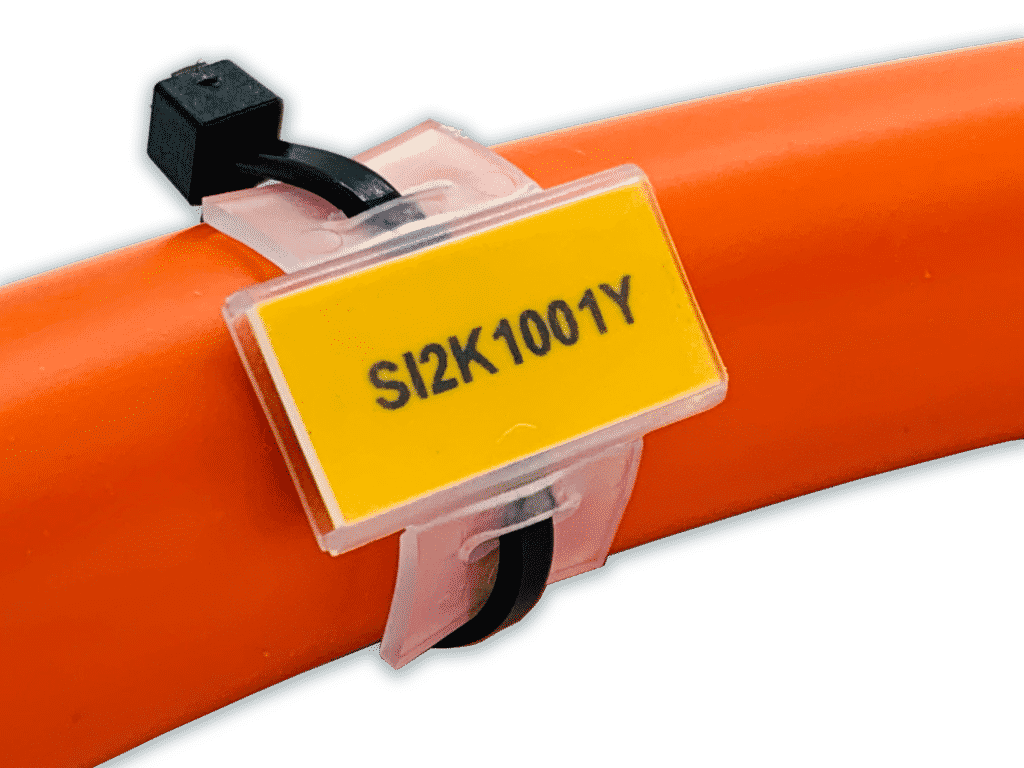 20mm x 9.3mm Yellow Cable Marker (2,400 tags) | Wire Marking & Cable ...