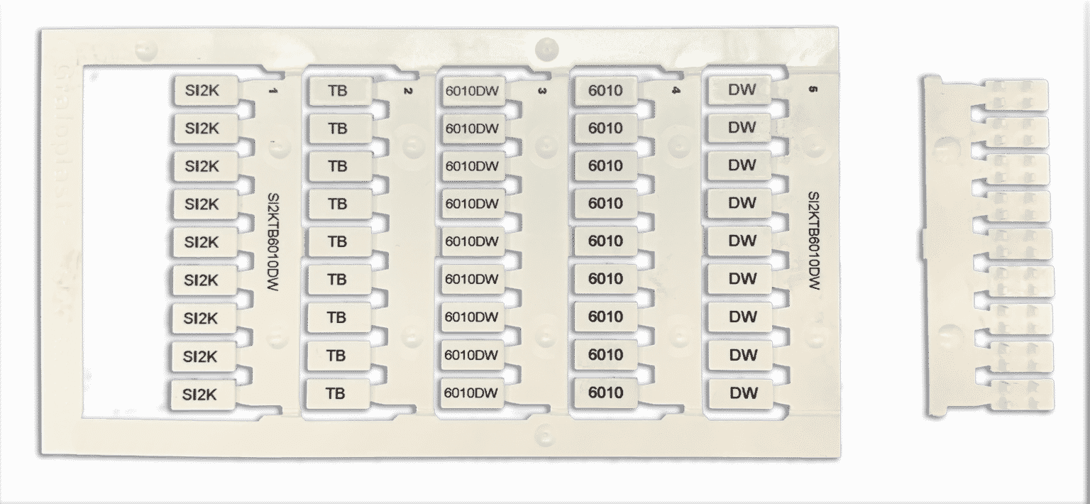 10mm x 5mm Terminal Tags For Legrand, Wieland and Telemecanique (540 ...
