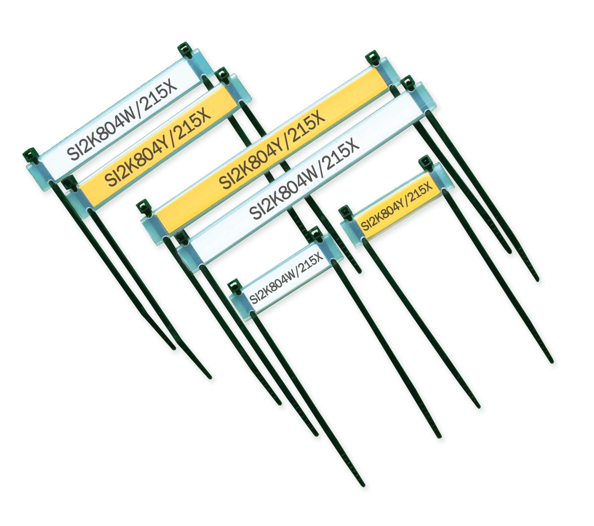 215mm x 10mm White Cable Marker (80 tags) | Wire Marking & Cable ...