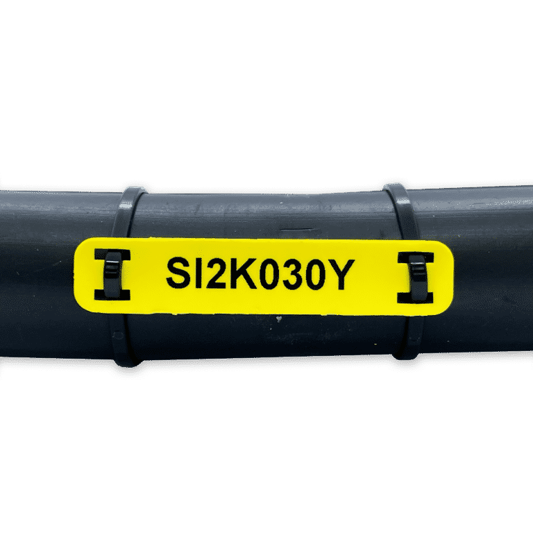 54mm x 11mm Yellow Cable Marker - No Sleeve Required (200pcs) | Wire ...