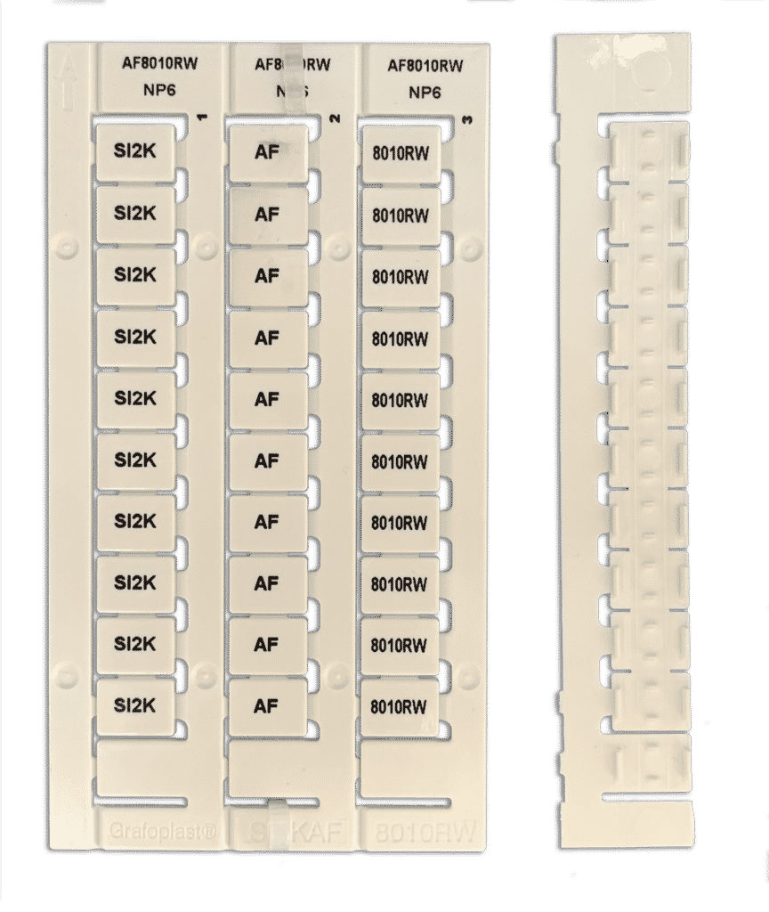 10mm x 6mm Automatic Terminal Tag For ABB Entrelec M, D, ADO Series ...