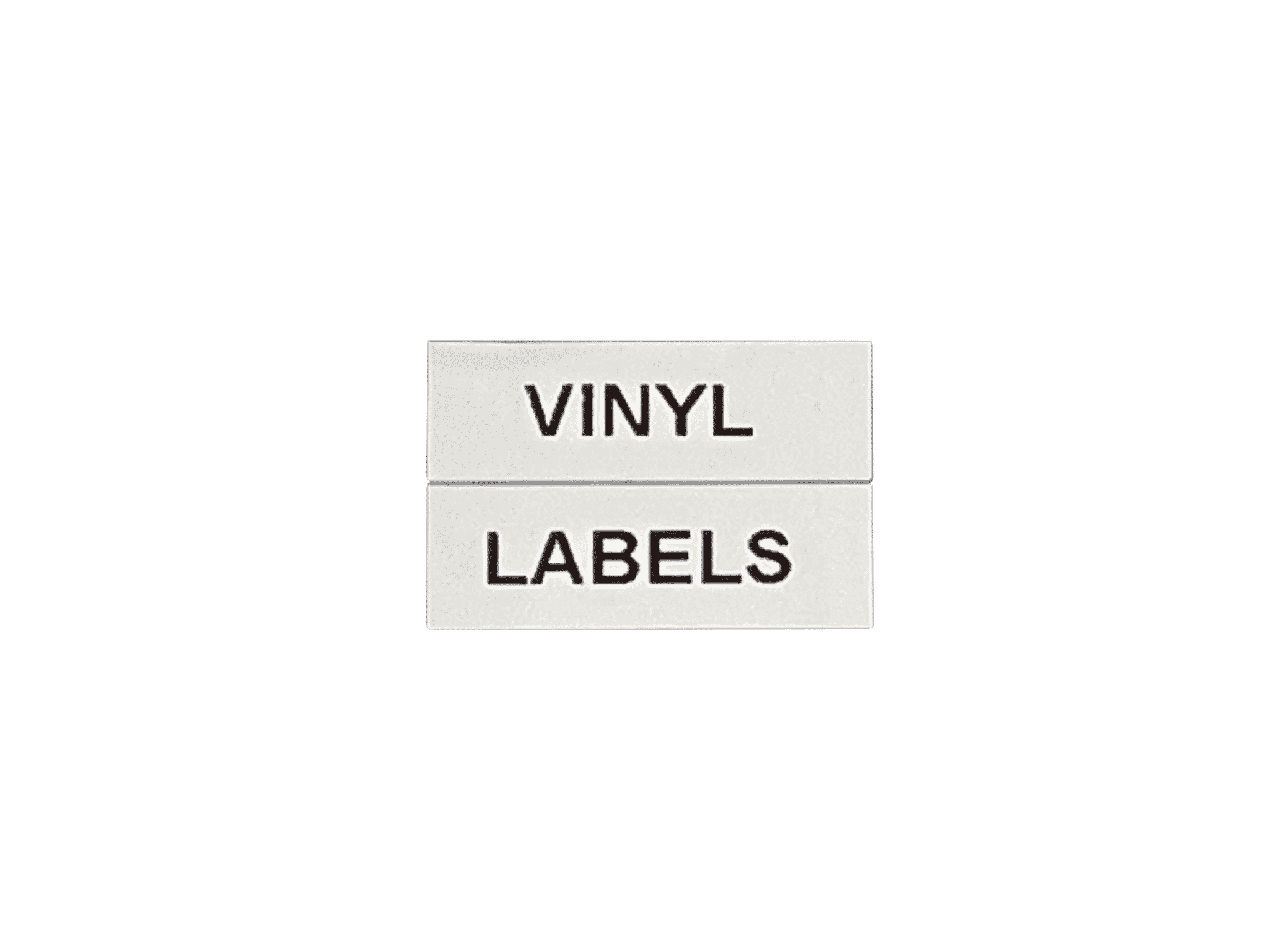 20mm x 7mm White Adhesive Vinyl Labels For Equipment Identification ...